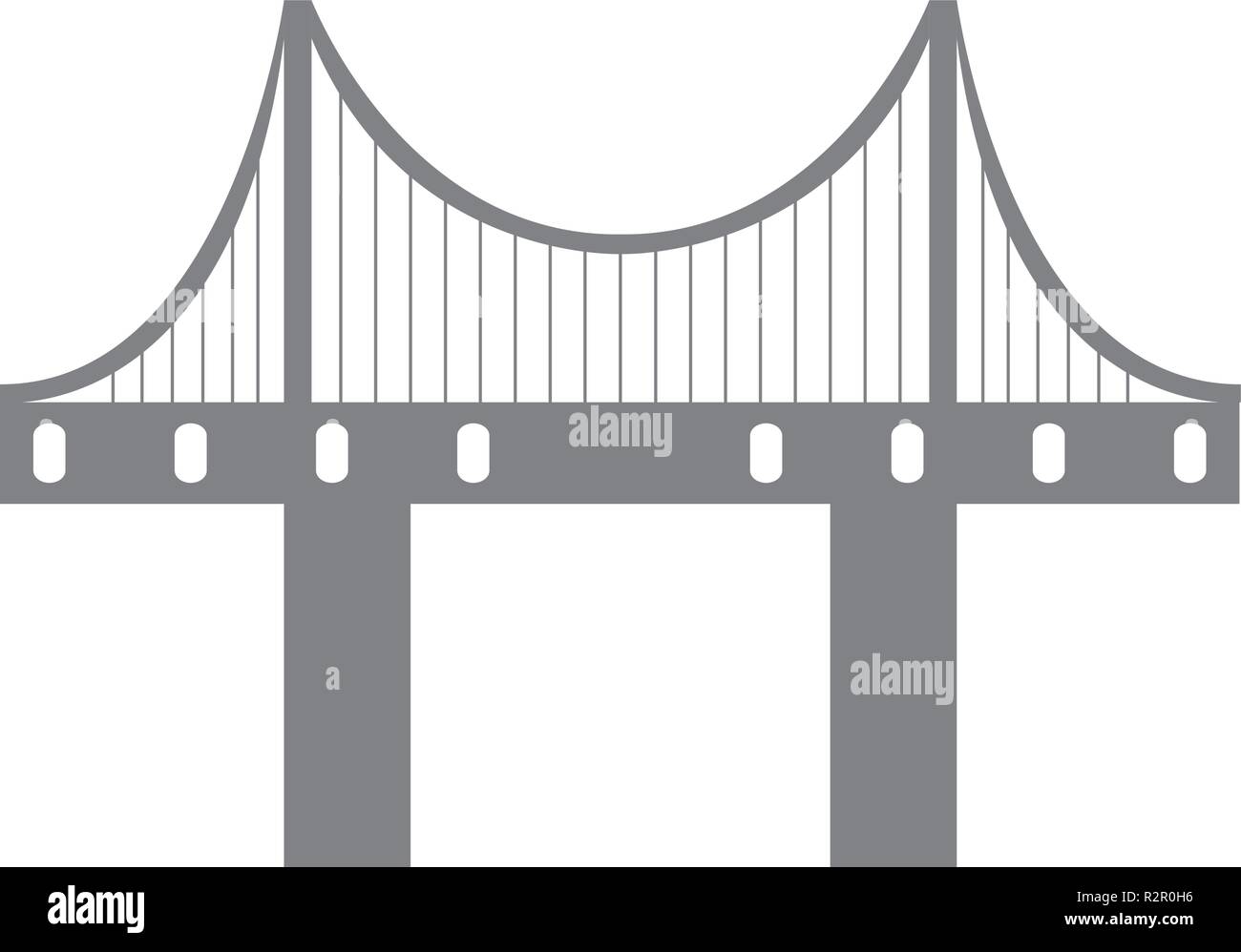Modern bridge nobody Stock Vector Images - Alamy