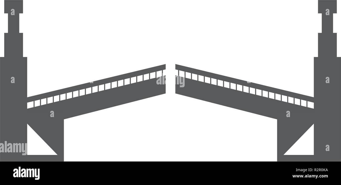 Isolated bridge structure Stock Vector Image & Art - Alamy