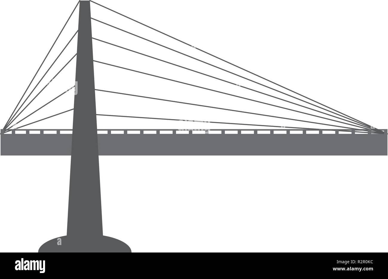 Isolated bridge structure Stock Vector Image & Art - Alamy