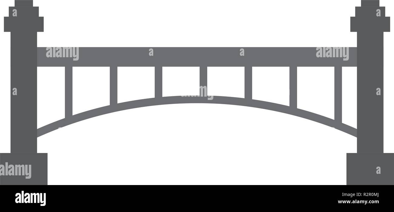 Isolated bridge structure Stock Vector Image & Art - Alamy
