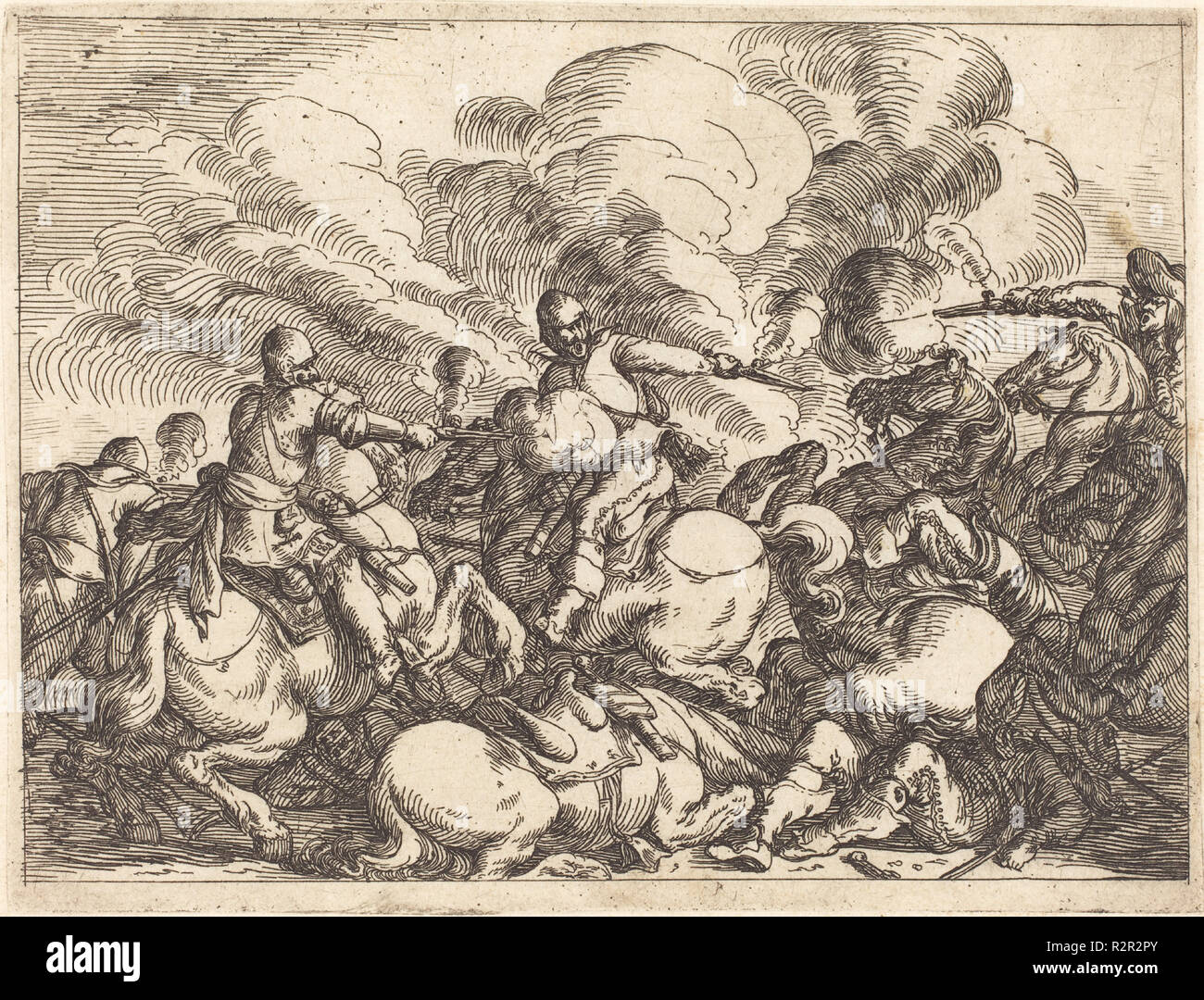 Capricci di varie battaglie. Dated: 1635. Medium: etching on laid paper ...