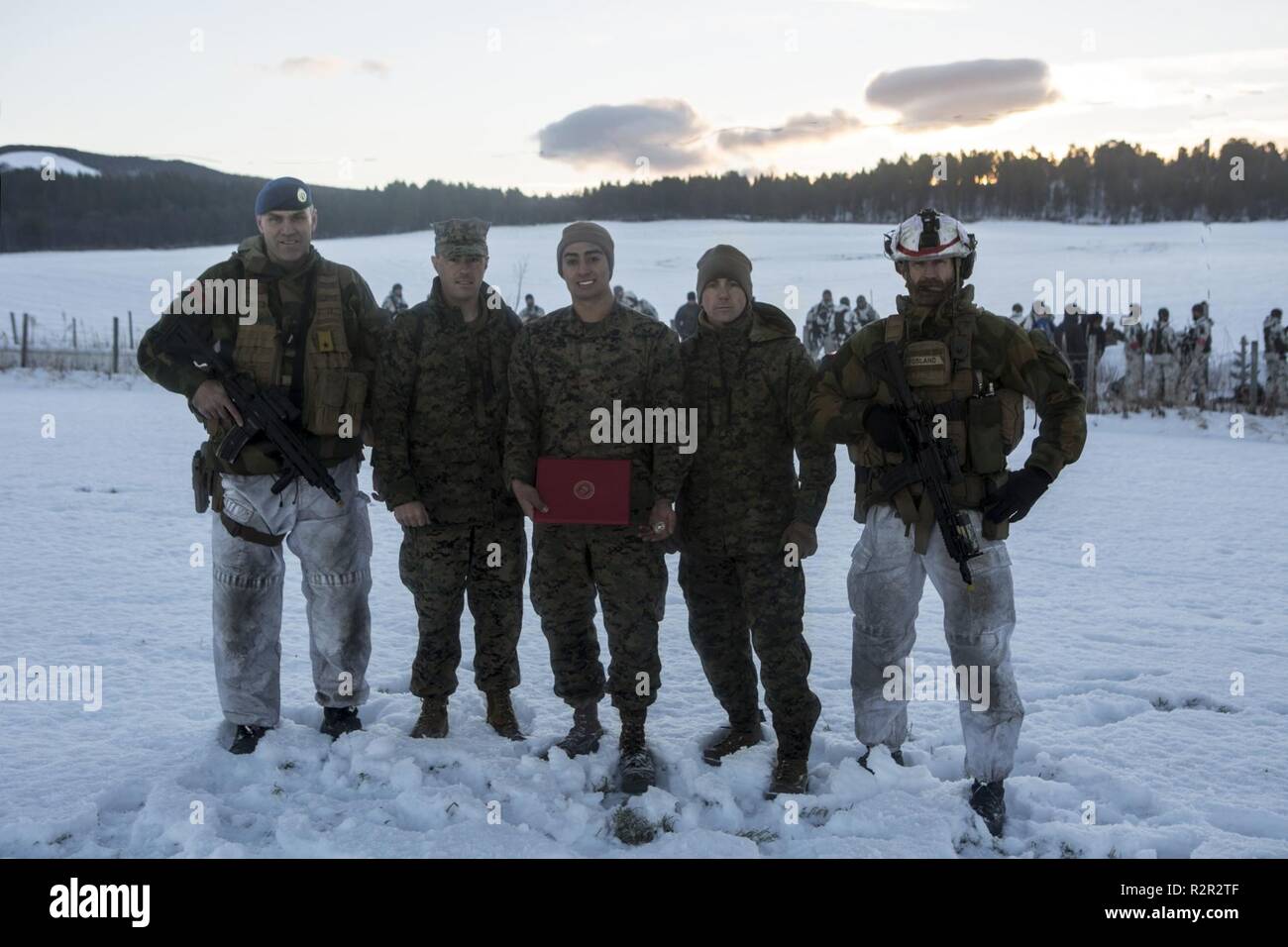 U.S. Marine Sgt David Delgadillo, a combat videographer from II Marine ...