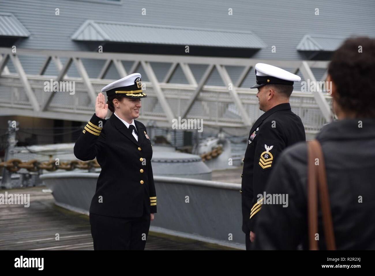 The Hampton Roads Naval Museum hosted a re-enlistment ceremony last ...