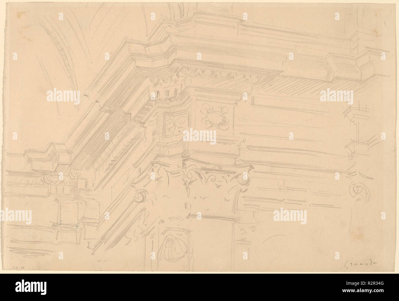 Capilla real entablature hi-res stock photography and images - Alamy