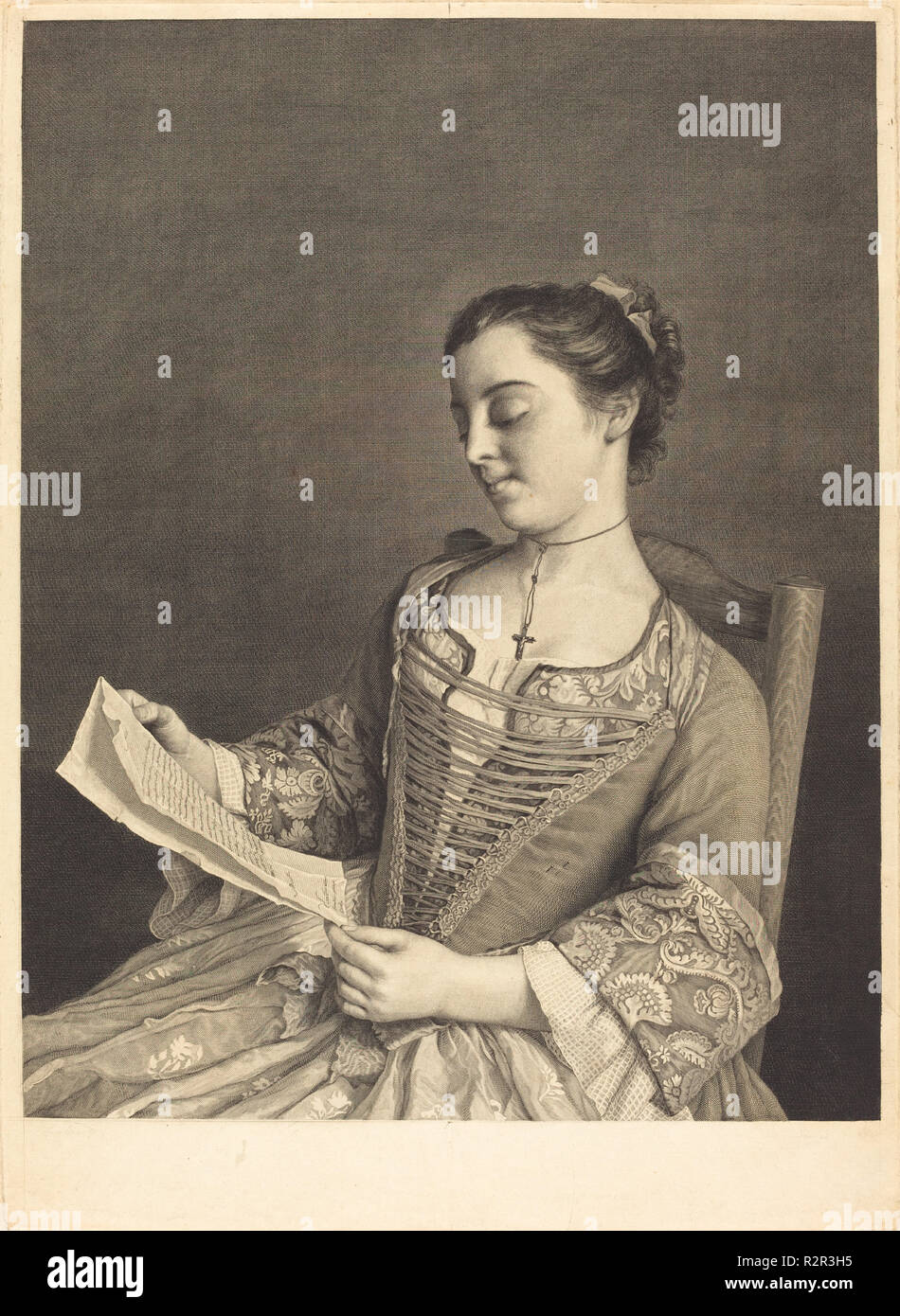 Mlle. Lavergne. Medium: engraving and etching. Museum: National Gallery ...