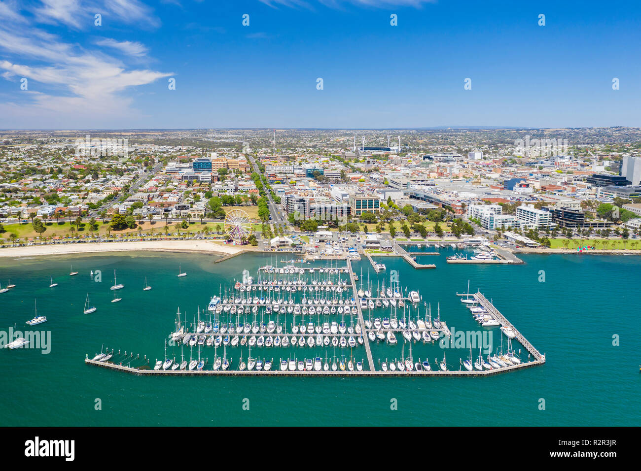 Downtown victoria aerial hi-res stock photography and images - Alamy