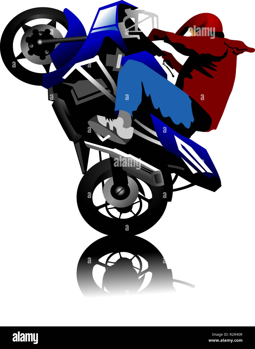 Motorcycle jumping train hi-res stock photography and images - Alamy