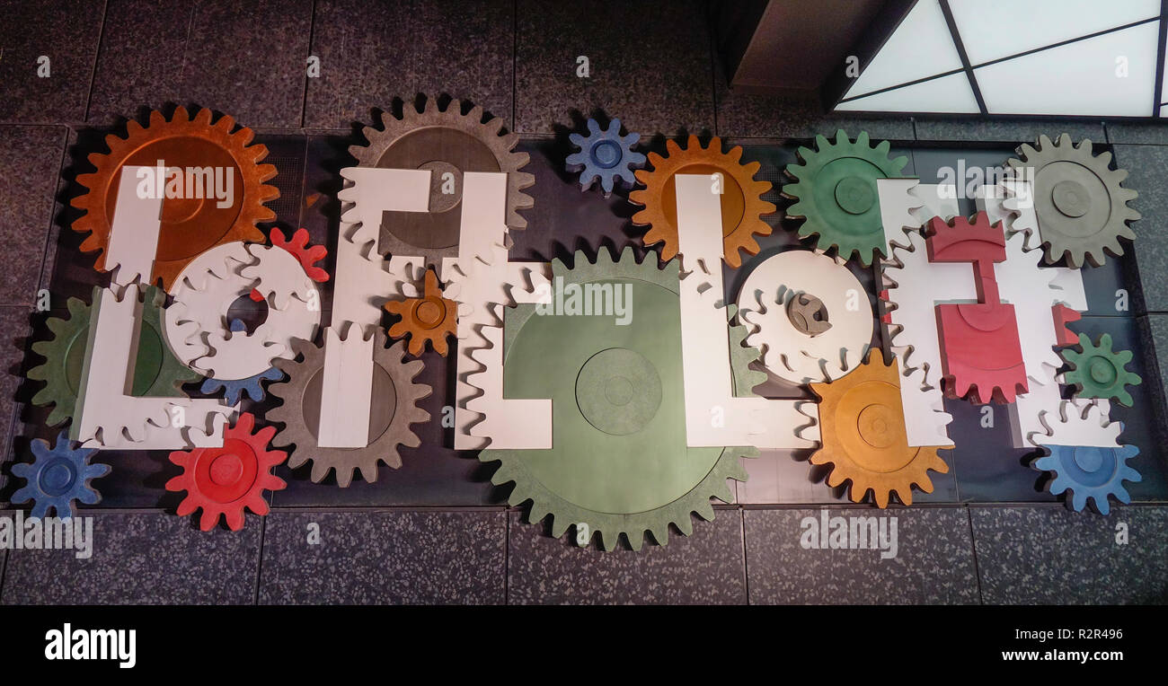 Tokyo, Japan - Jan 4, 2016. Logo of Loft Store at Shibuya District in ...