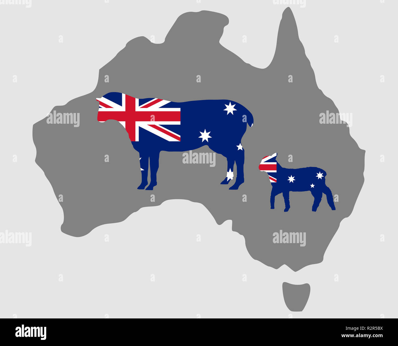 Australias flag hi-res stock photography and images - Alamy