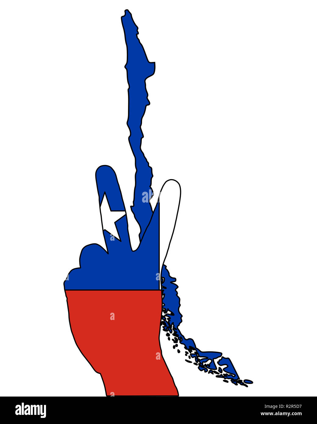 chile hand signal Stock Photo - Alamy