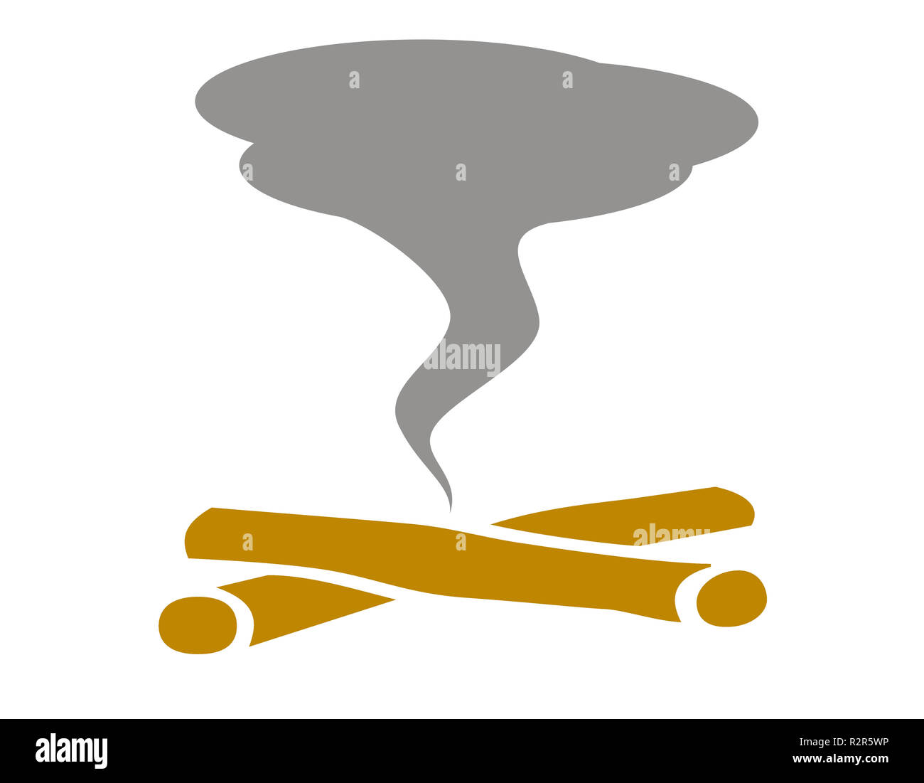 Campfire smoke Cut Out Stock Images & Pictures - Alamy
