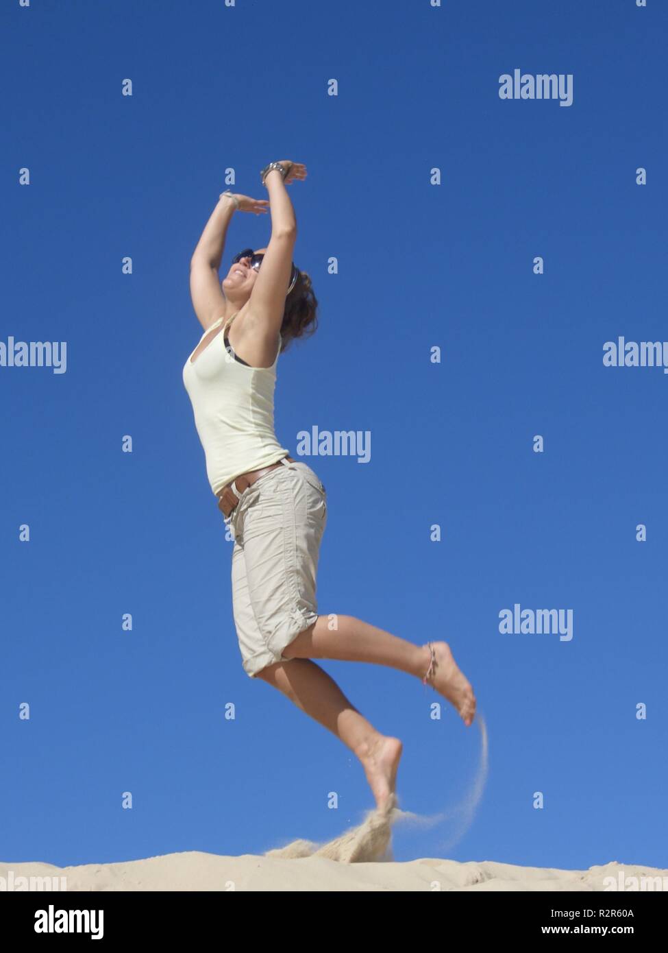 fun in the desert Stock Photo - Alamy