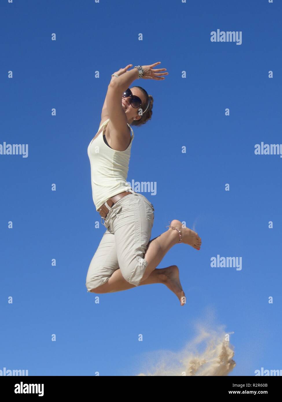 fun in the desert Stock Photo - Alamy