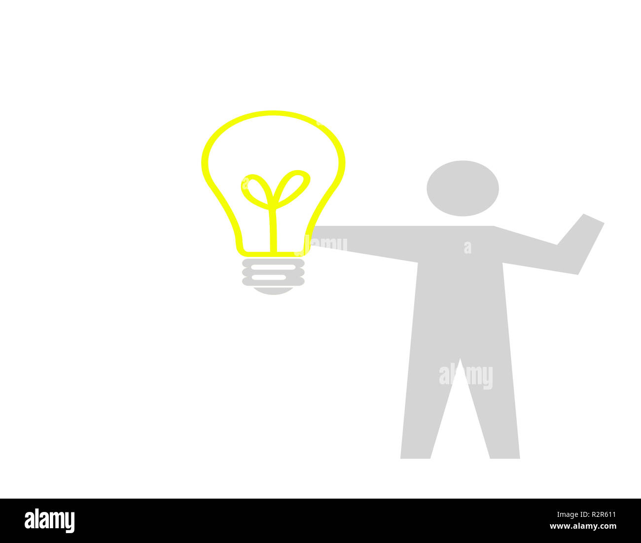 man with lamp Stock Photo - Alamy