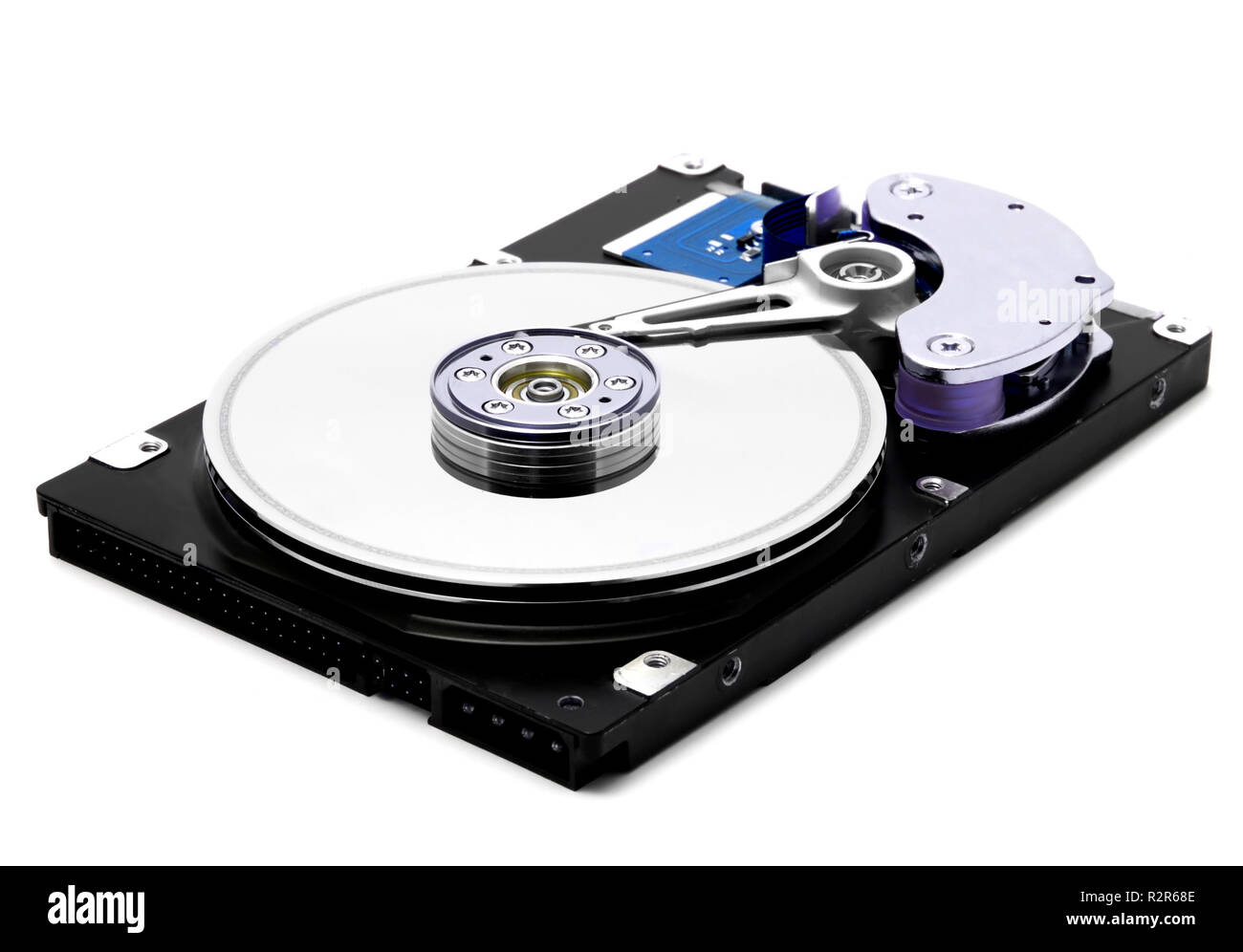 Hard disk internal view Cut Out Stock Images & Pictures - Alamy