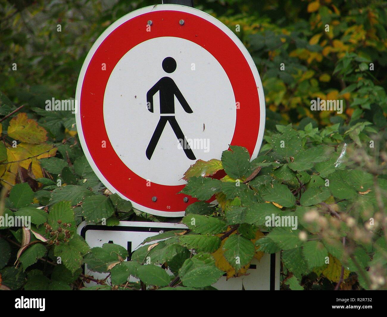 Prohibition of passage hi-res stock photography and images - Alamy