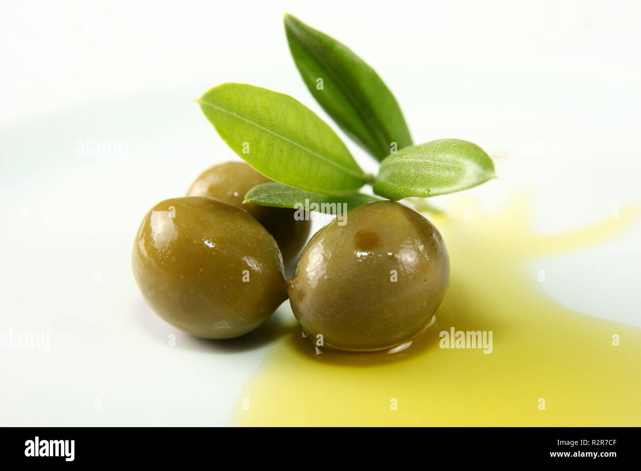 olives with olive oil Stock Photo - Alamy