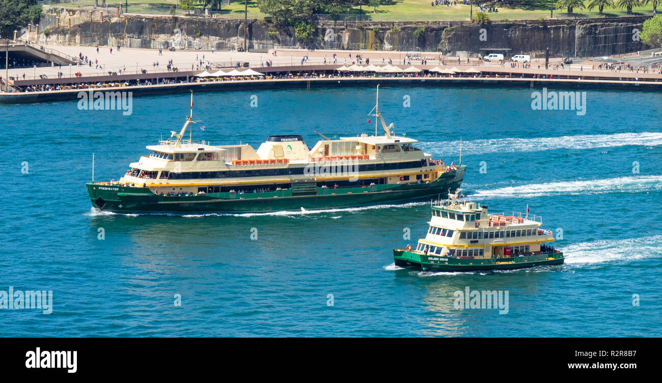 Sydney public transport ferries Sydney Harbour waterfront Sydney NSW ...