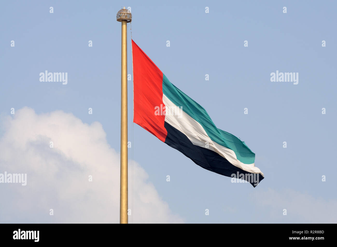 flag of united arab emirates Stock Photo - Alamy