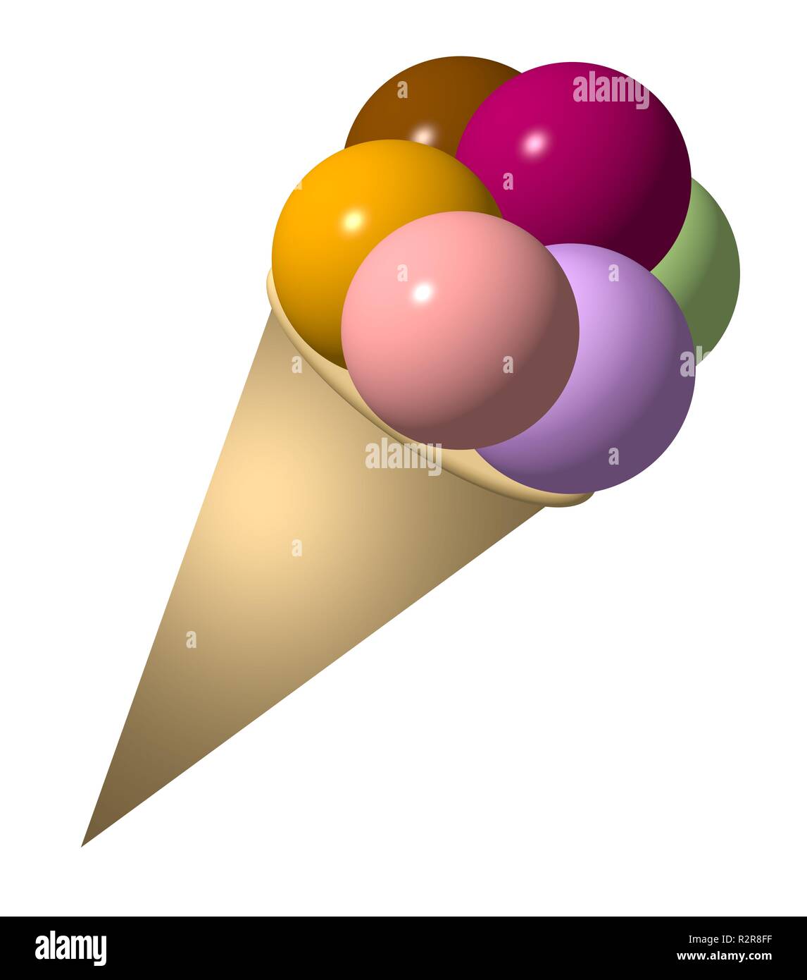 ice cream cone Stock Photo - Alamy