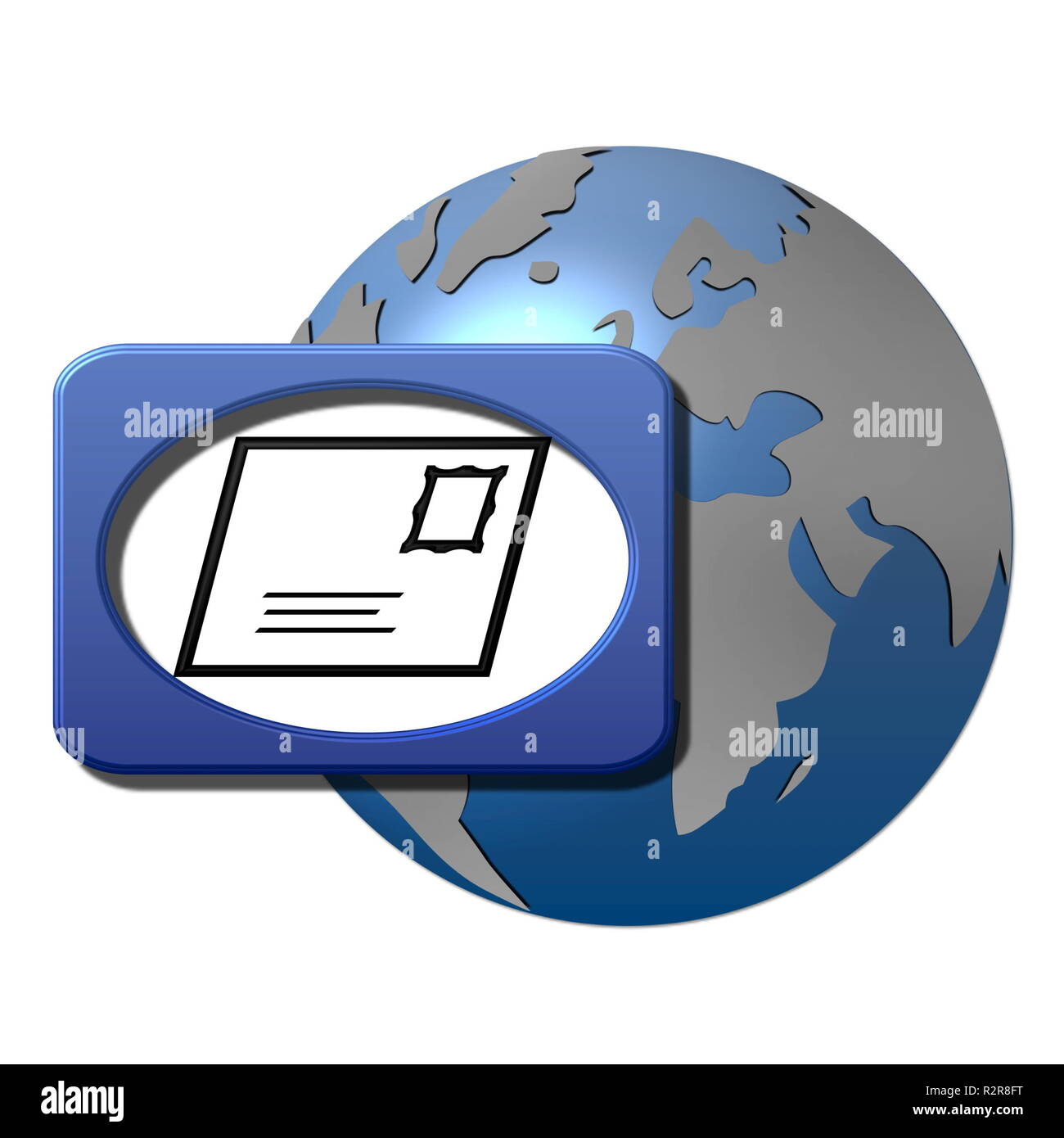 World mail Cut Out Stock Images & Pictures - Alamy