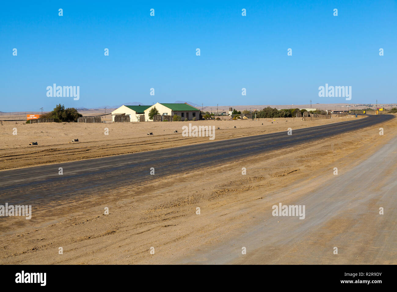 The dry and arid Namib desert in the Namibian Skeleton coast Stock ...