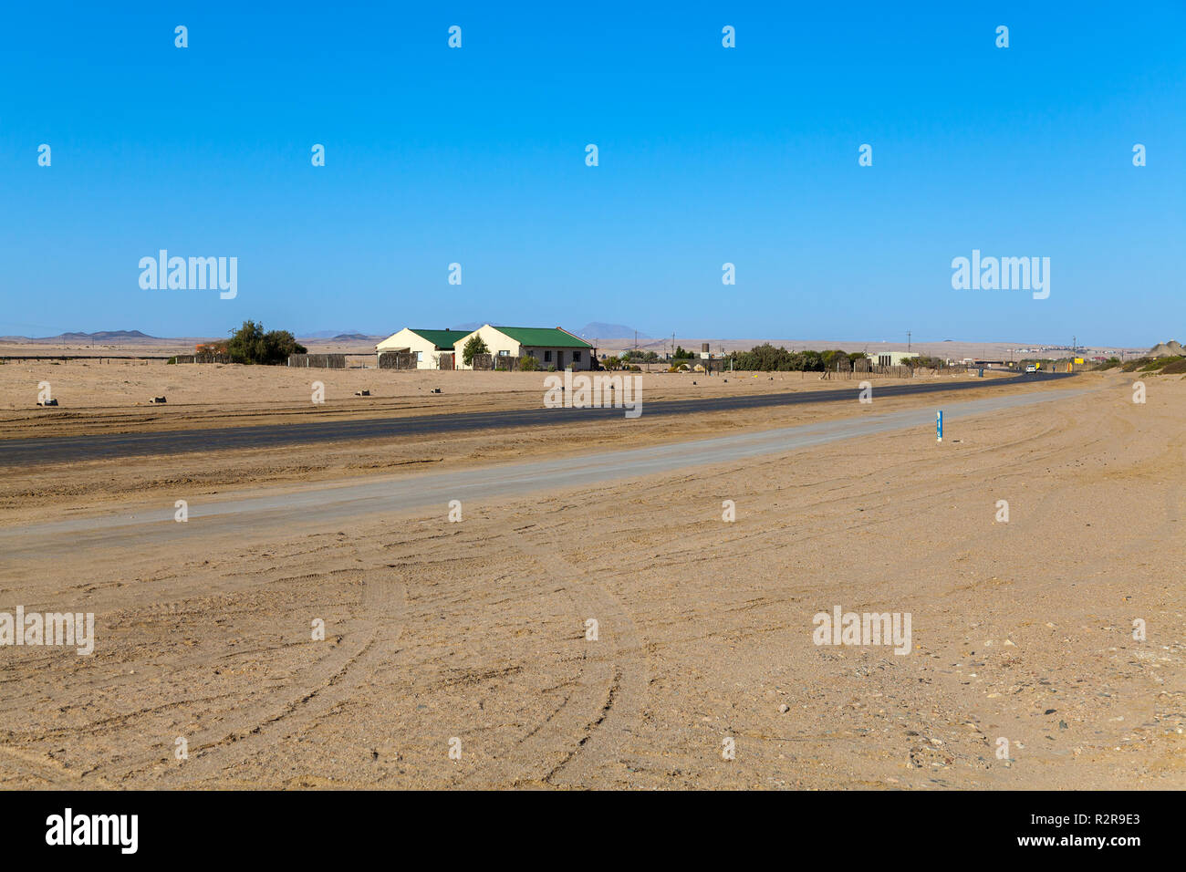 The dry and arid Namib desert in the Namibian Skeleton coast Stock ...