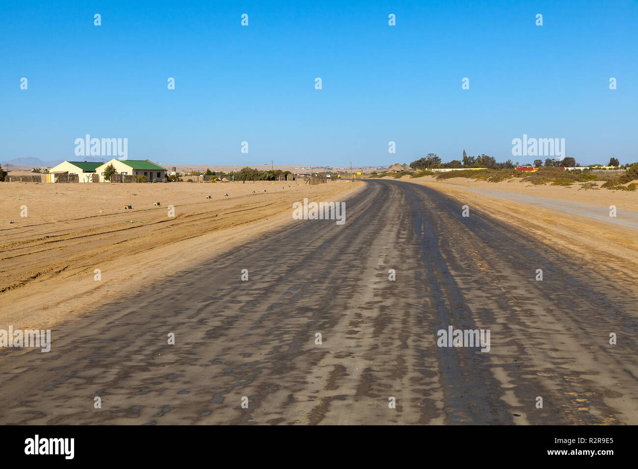 The dry and arid Namib desert in the Namibian Skeleton coast Stock ...