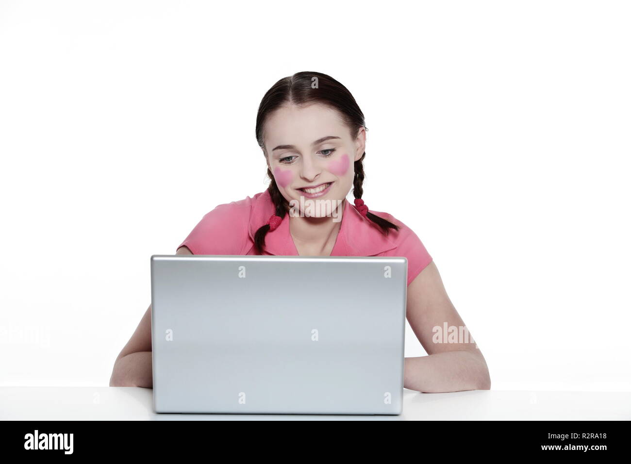 Laptop blushing laptop hi-res stock photography and images - Alamy