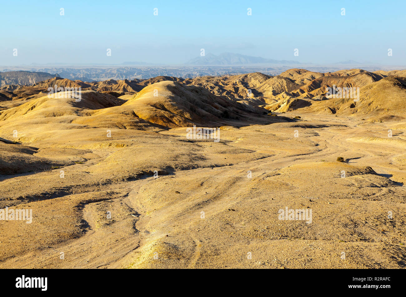 The dry and arid Namib desert in the Namibian Skeleton coast Stock ...