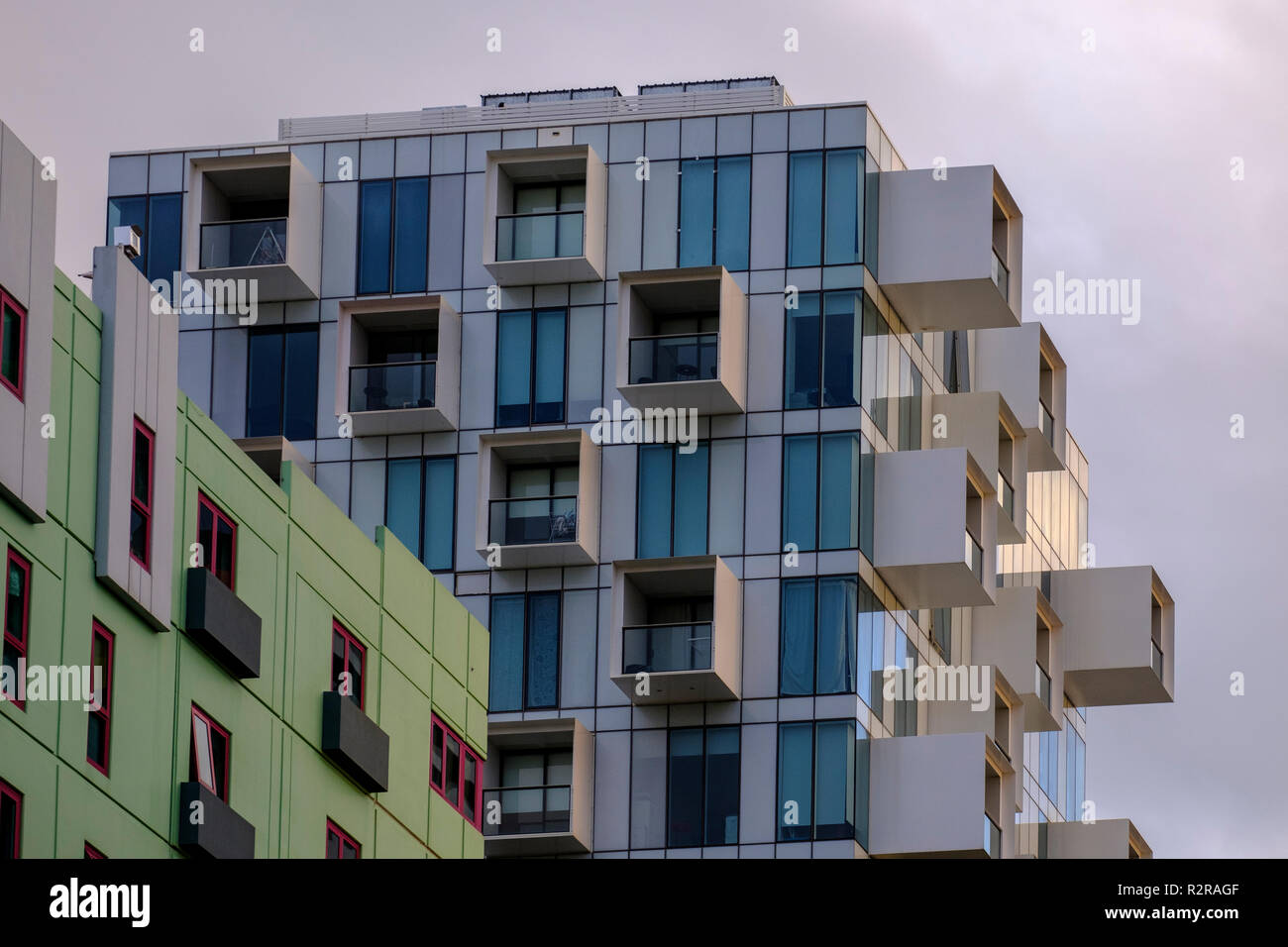 Modern Buildings in Melbourne Stock Photo - Alamy