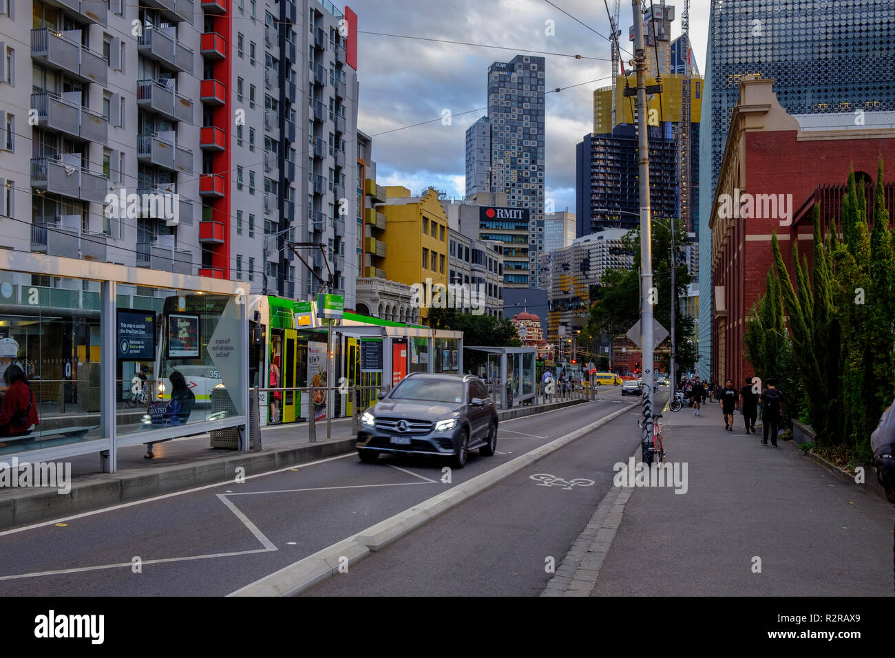 Streets of Melbourne Stock Photo - Alamy