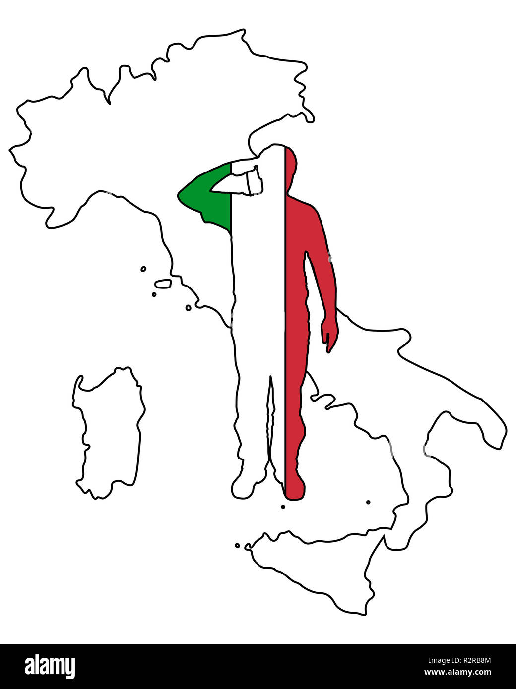 Italian military symbol Cut Out Stock Images & Pictures - Alamy