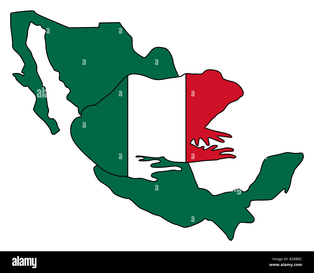 Bullfrog illustration Cut Out Stock Images & Pictures - Alamy