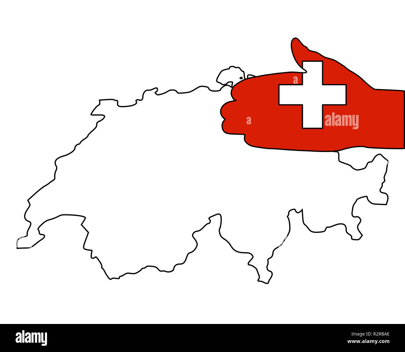 Welcome to switzerland Cut Out Stock Images & Pictures - Alamy