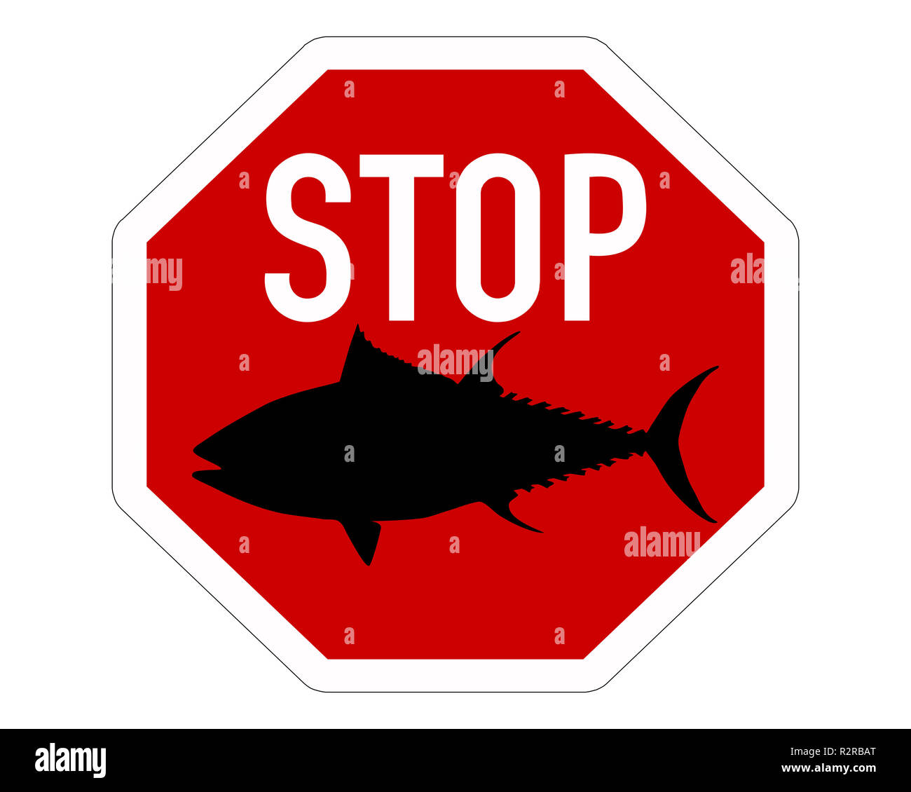stop sign tuna Stock Photo - Alamy