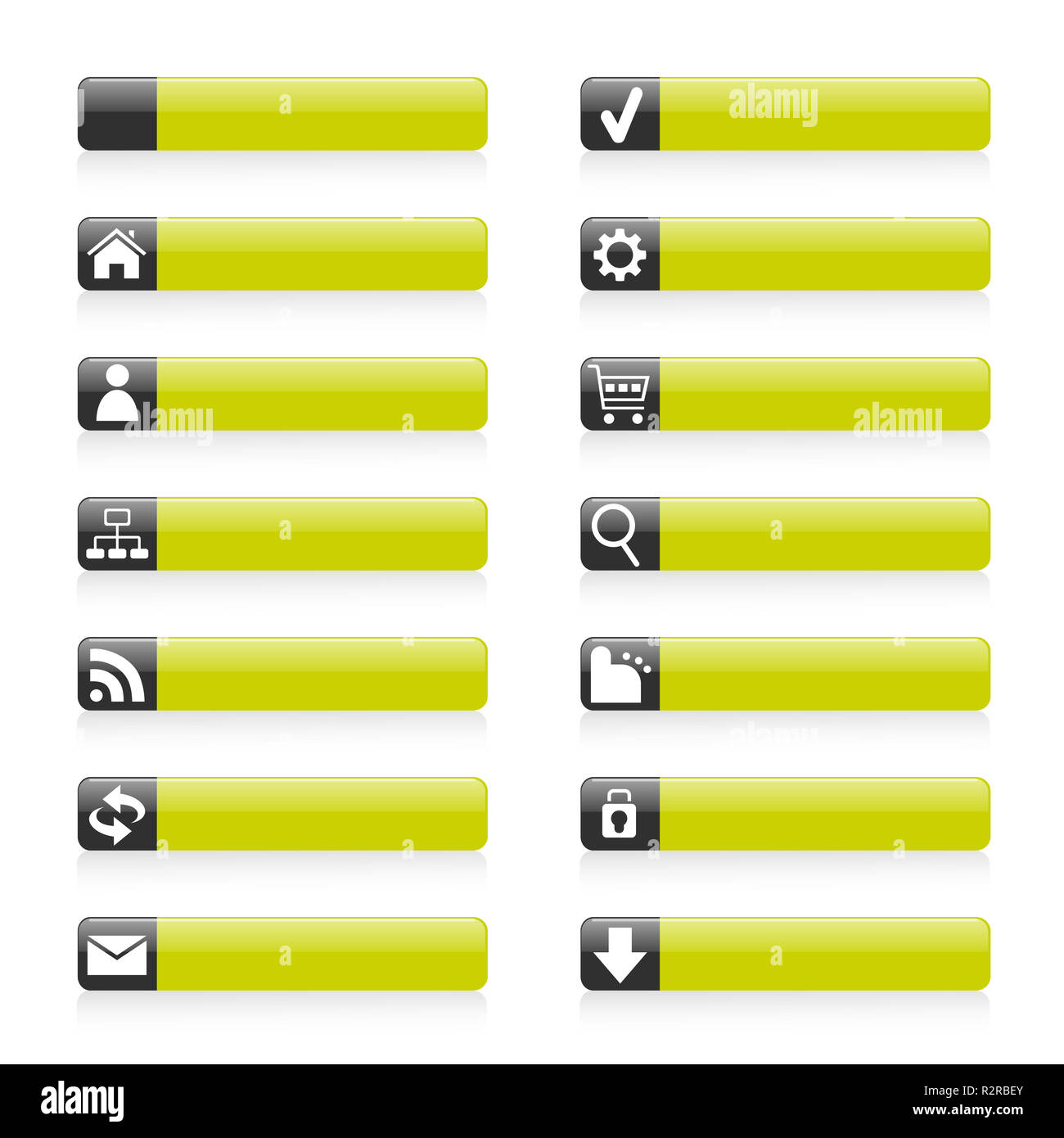 buttons for website Stock Photo - Alamy