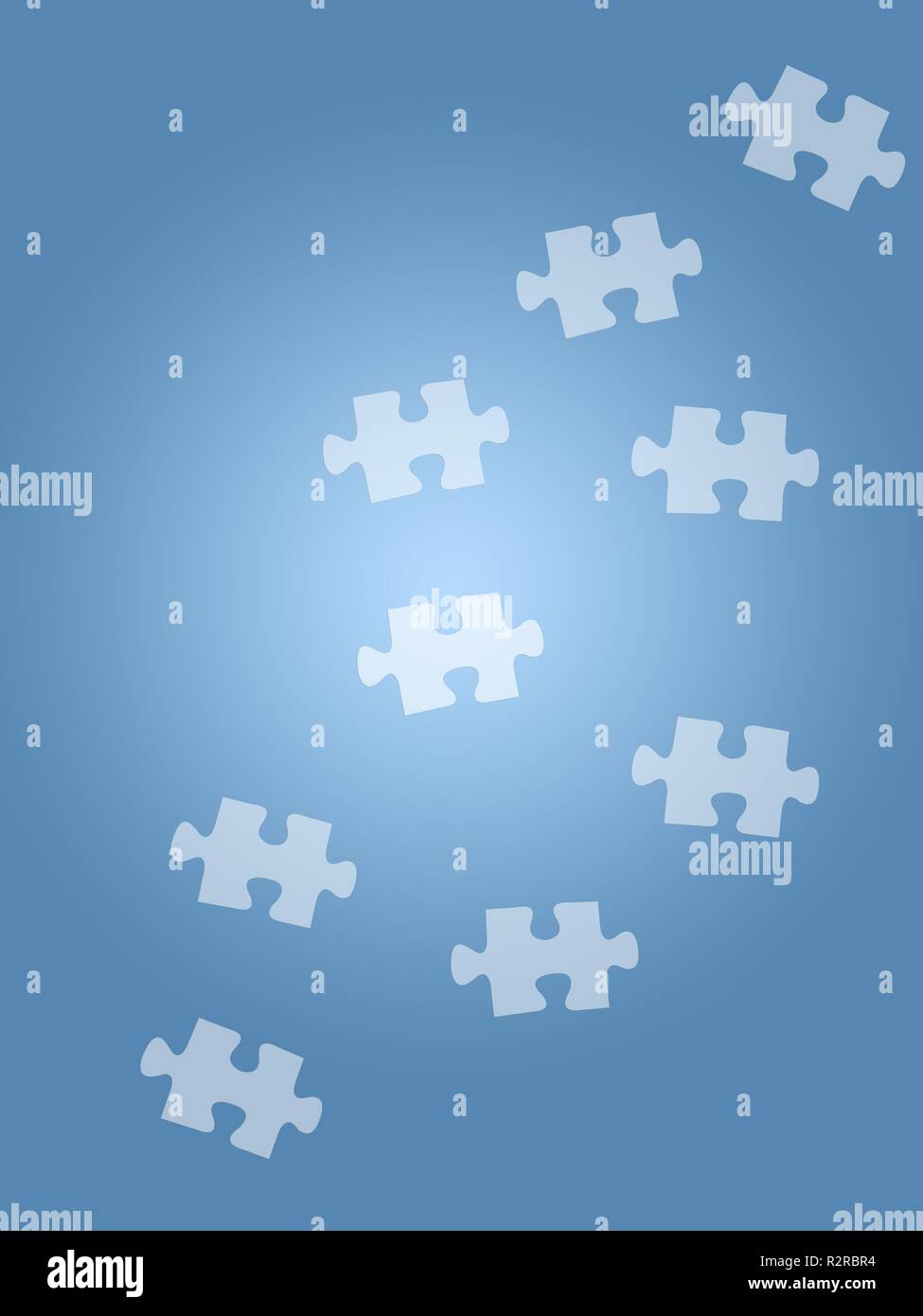 Falling jigsaw puzzle background hi-res stock photography and images ...