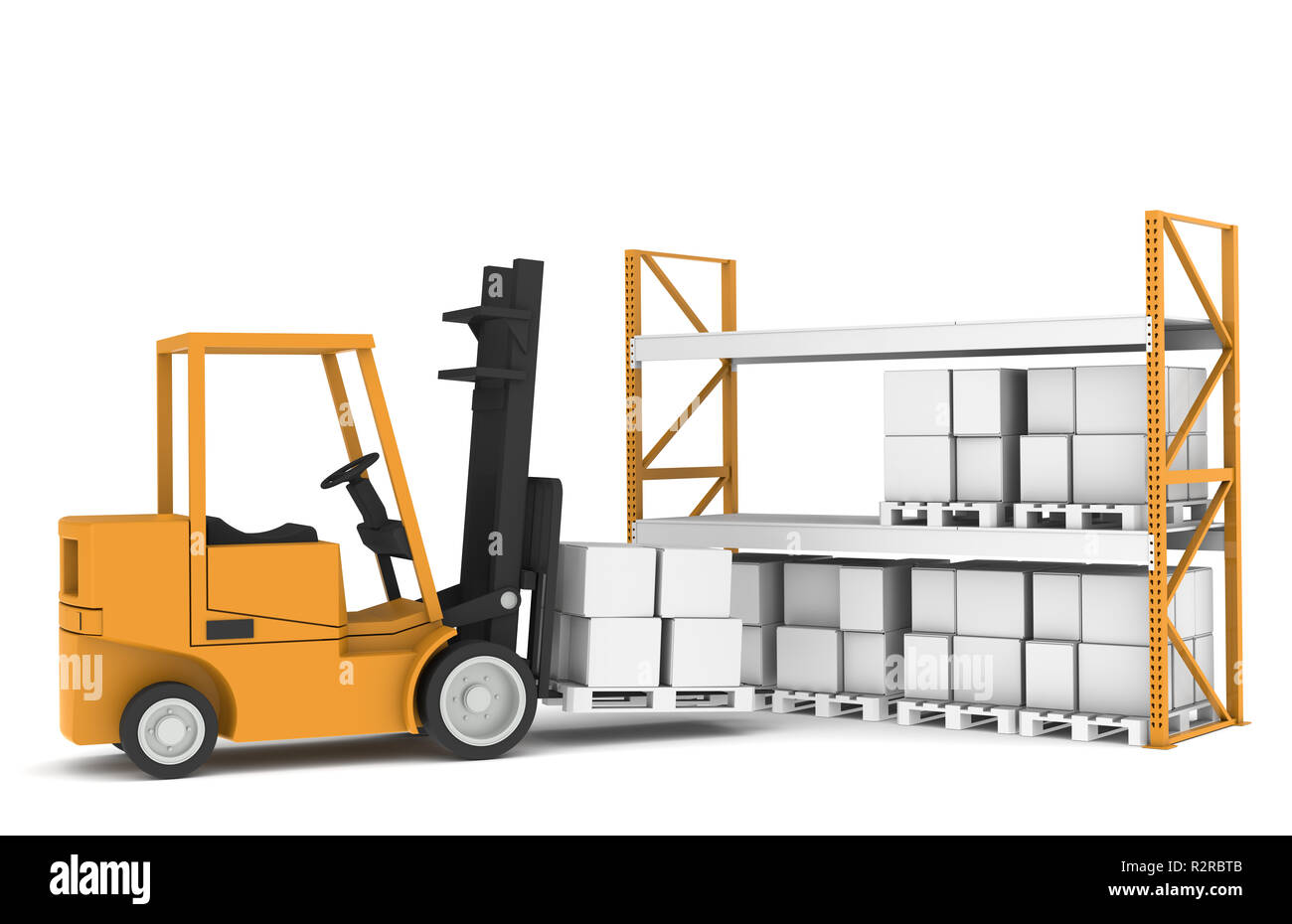 Storage room man Cut Out Stock Images & Pictures - Alamy