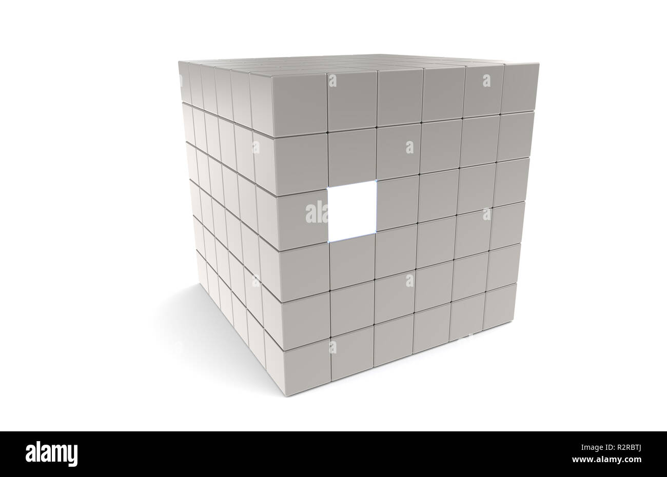 Illuminated cube Cut Out Stock Images & Pictures - Alamy