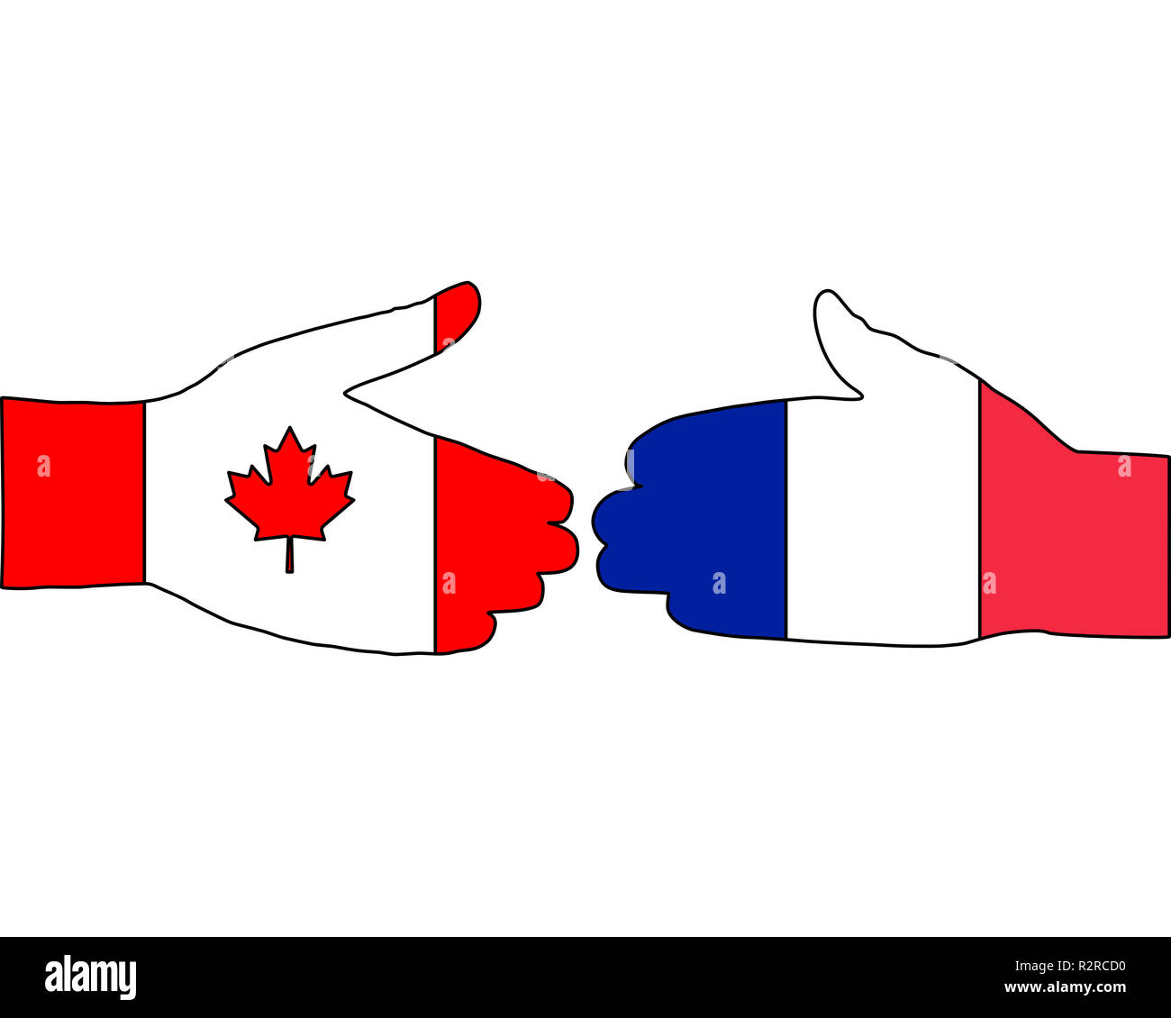 Hand hands handshake canada hi-res stock photography and images - Alamy
