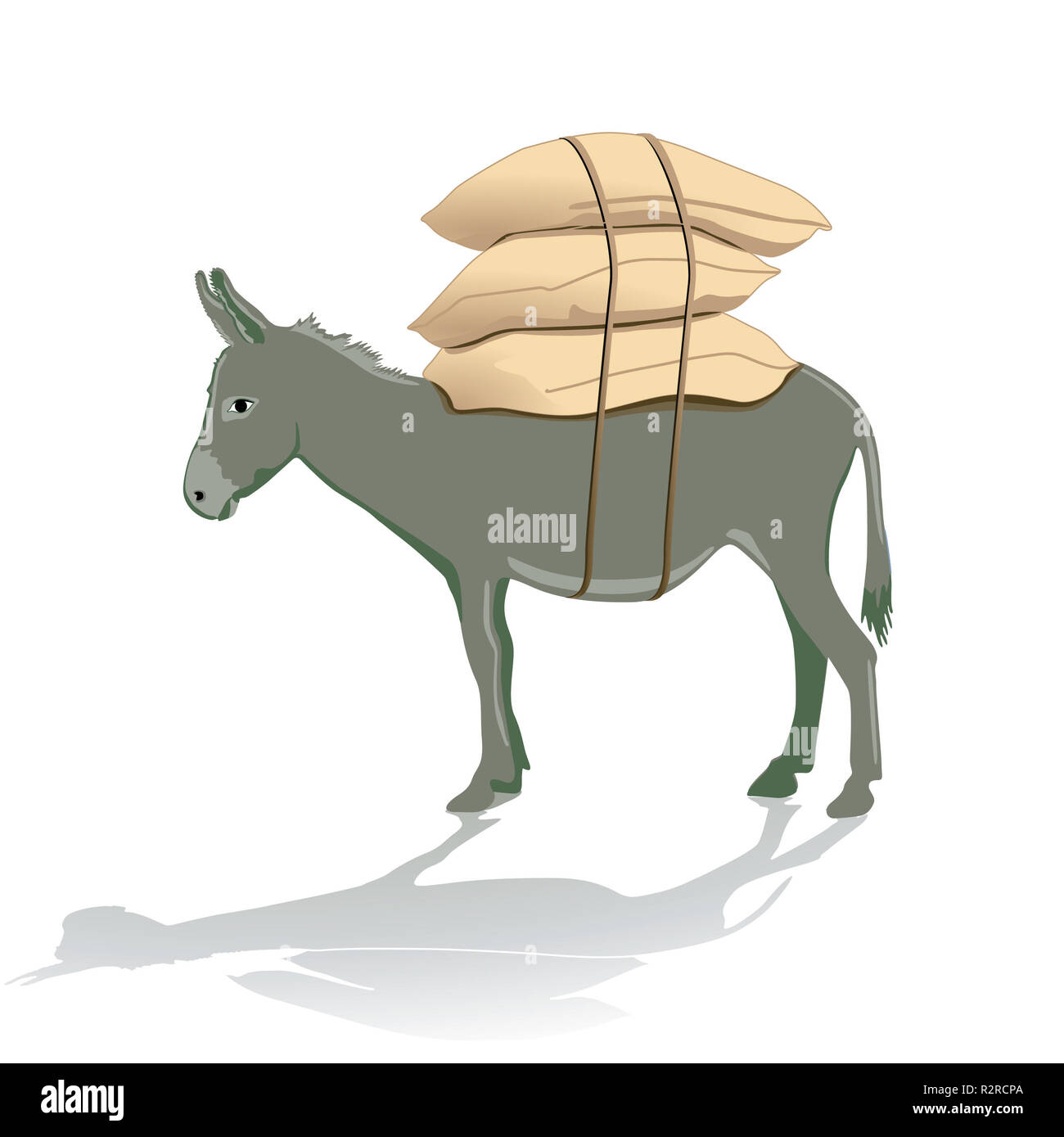 Overloaded donkey hi-res stock photography and images - Alamy