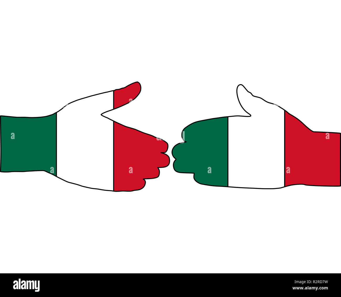 Mexico flag handshake hi-res stock photography and images - Alamy