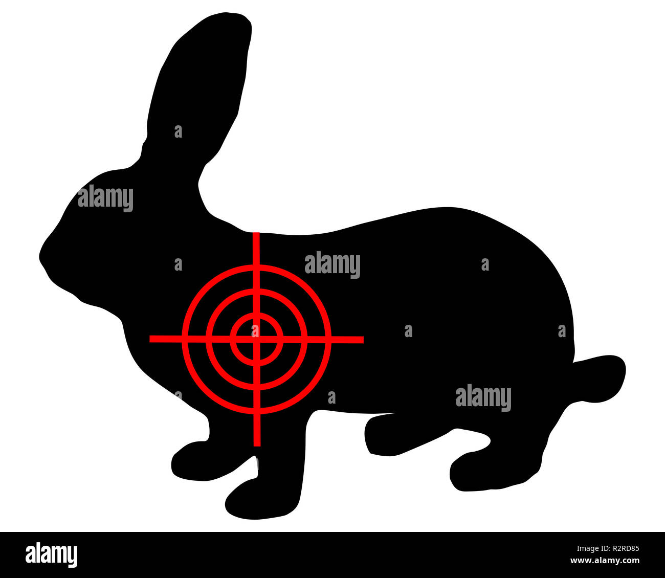 Hare sign Cut Out Stock Images & Pictures - Alamy