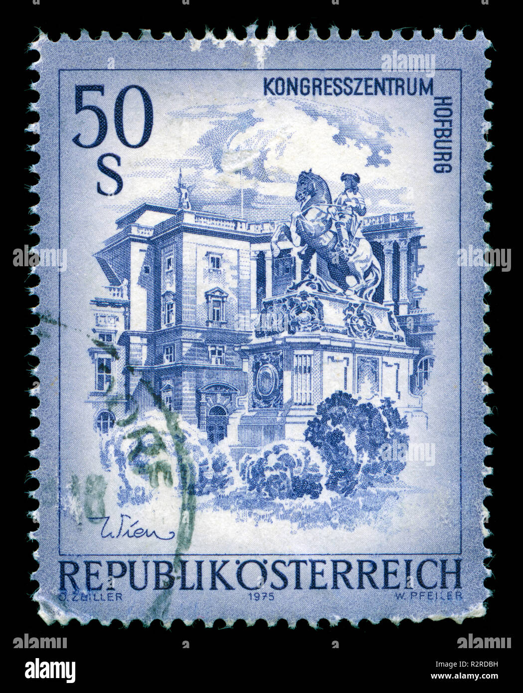 Republik österreich austrian austria postage hi-res stock photography ...