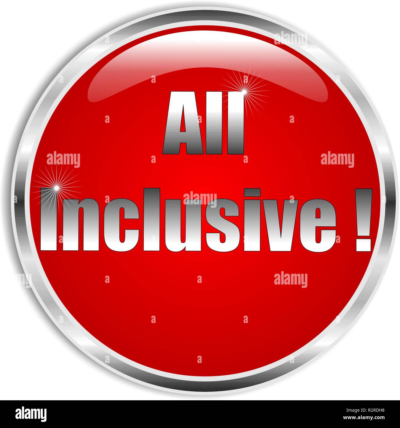 round button red Stock Photo - Alamy