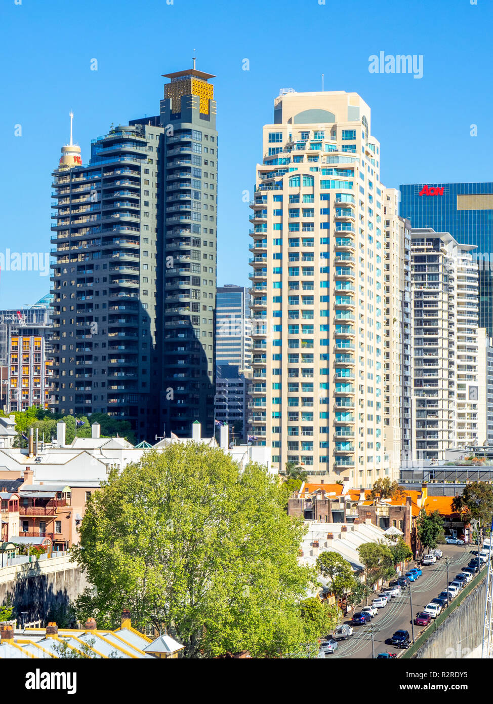 High rise residential towers in Millers Point Sydney NSW Australia ...