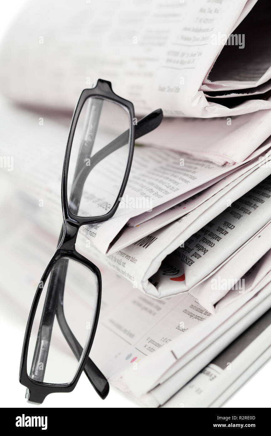 Broadsheet newspaper template hi-res stock photography and images - Alamy