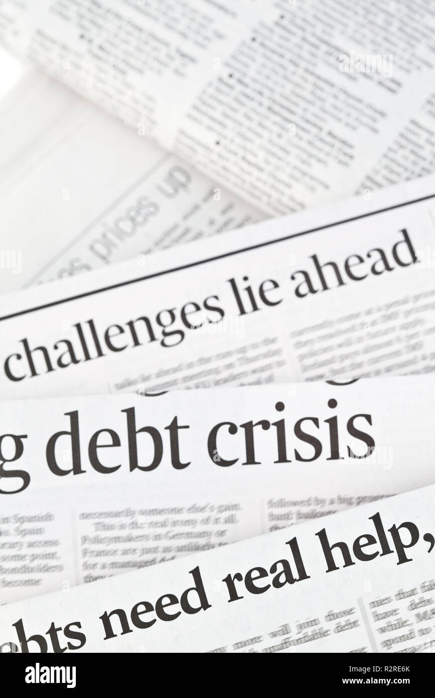 Newspaper Article Crisis High Resolution Stock Photography and Images ...