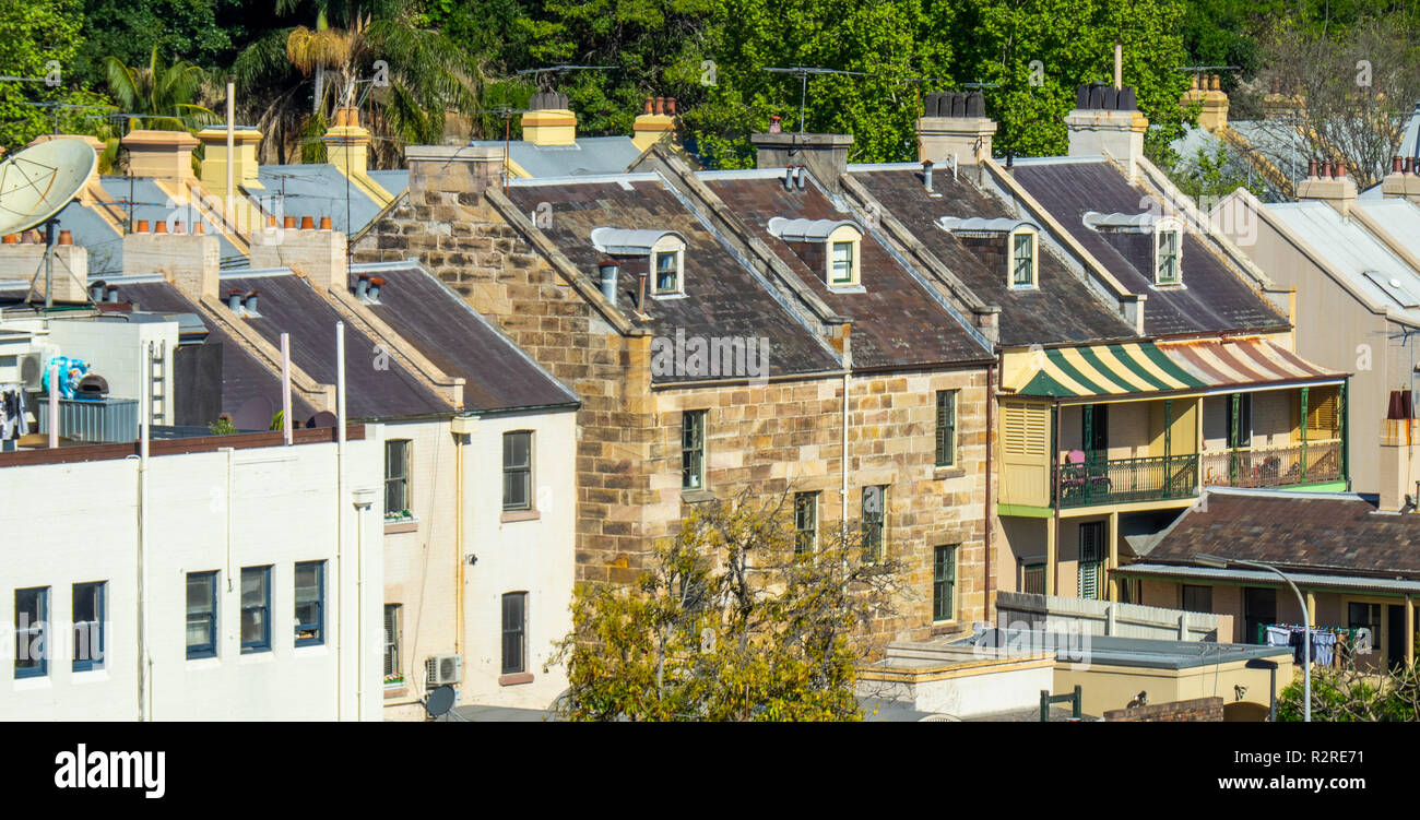 Terrace houses in sydney hi-res stock photography and images - Alamy